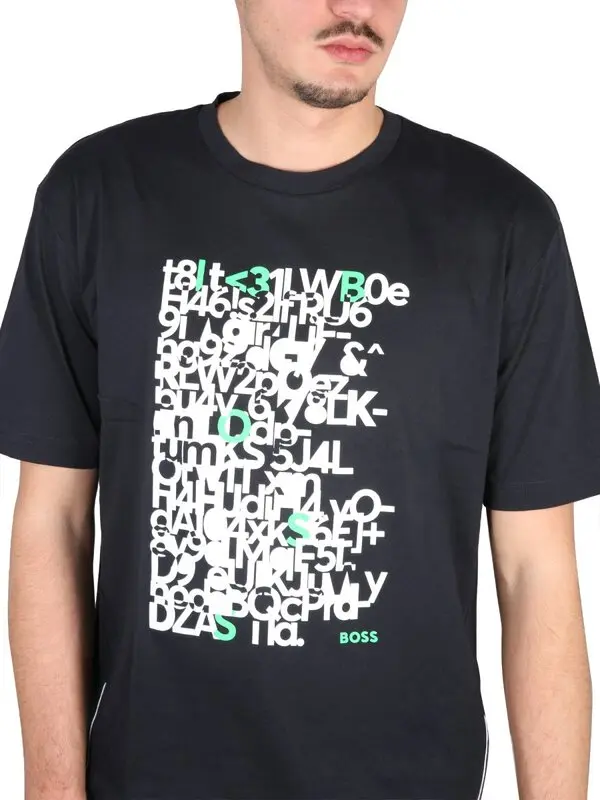 BOSS Logo Print T Shirt