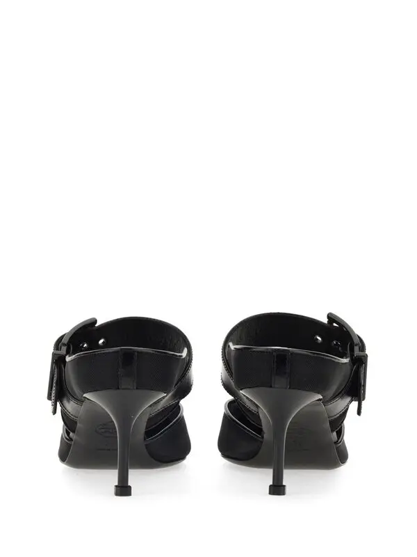 Alexander McQueen Buckled Stiletto Heel Sandals