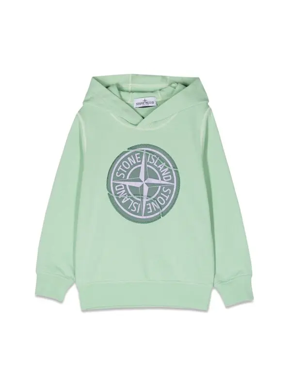 Stone Island Hooded Sweatshirt - Green