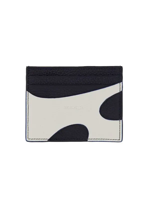 FERRAGAMO Leather Card Holder - White