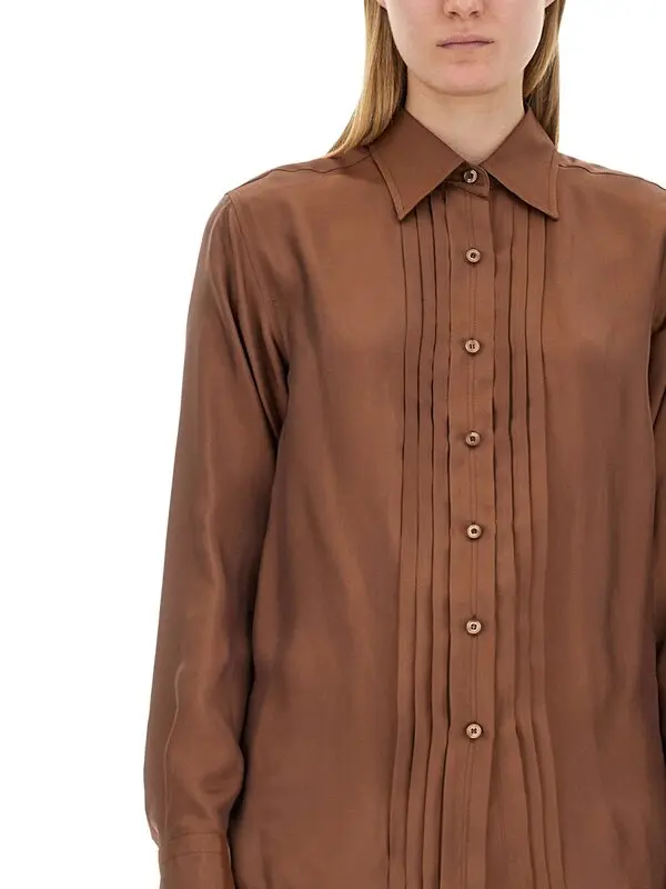 TOM FORD Twill Shirt - Brown