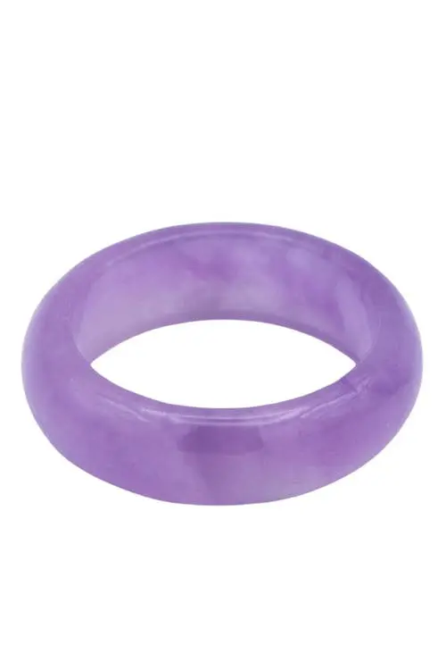 SEREE Lilac Jade Ring - Purple