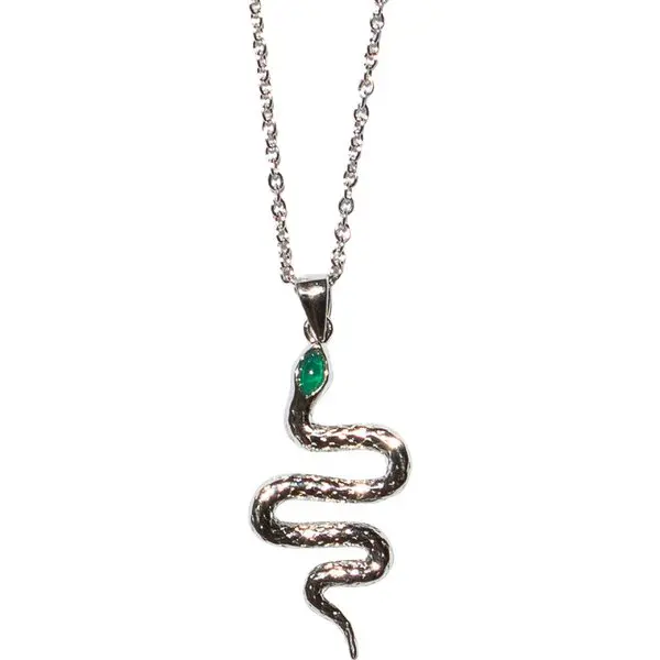 SEREE Year Of The Snake I Limited Edition Pendant Necklace - Silver