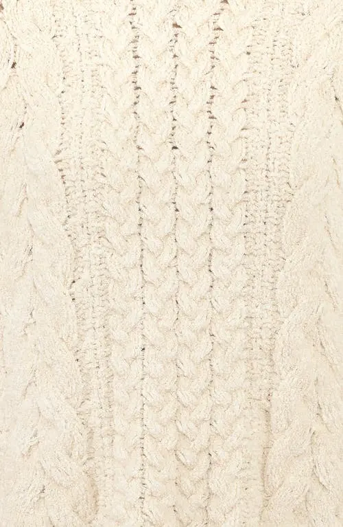 House Of Cb Jasper Chenille Cable Cotton-blend Sweater