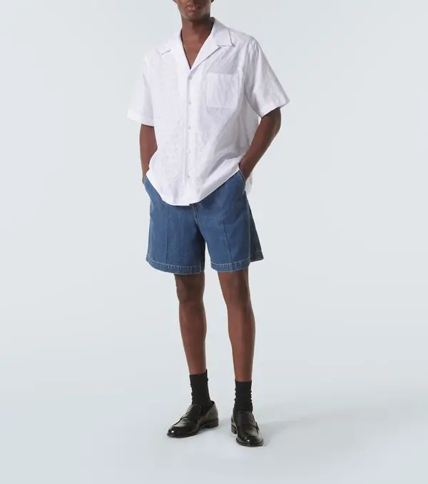 Valentino Garavani Denim Bermuda Shorts
