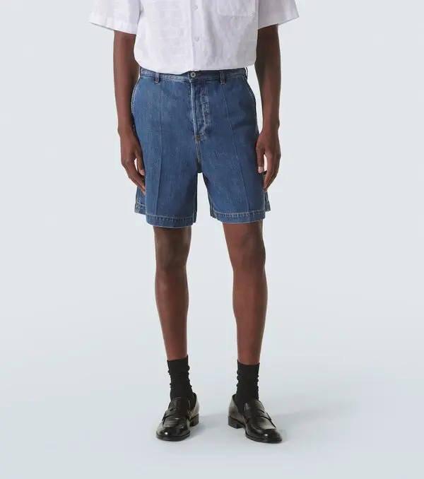 Valentino Garavani Denim Bermuda Shorts