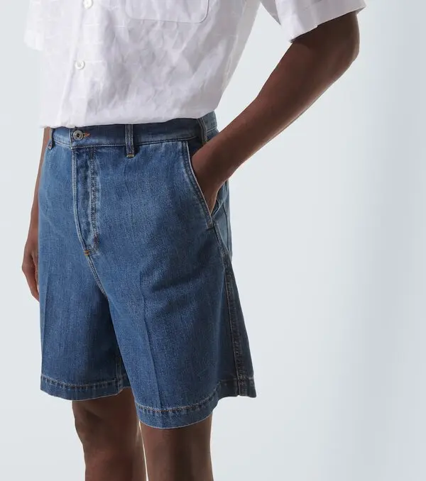 Valentino Garavani Denim Bermuda Shorts