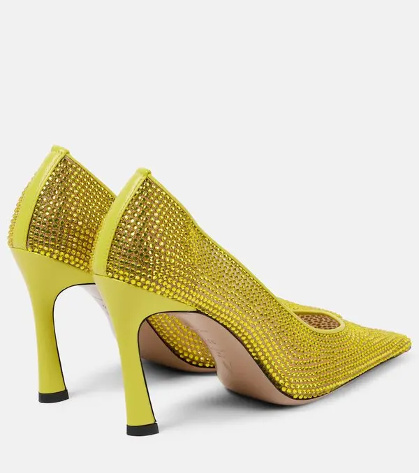 Attico Juno 95 Embellished Pumps