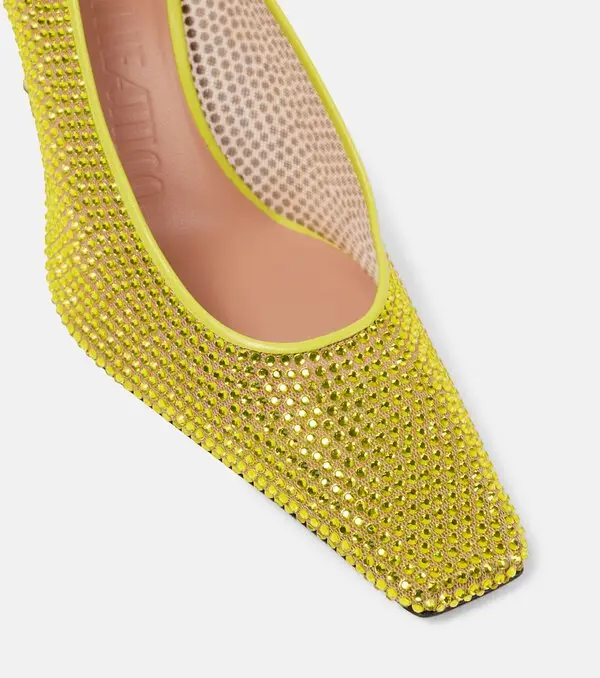 Attico Juno 95 Embellished Pumps