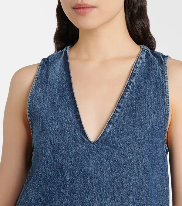 JW Anderson Denim Wrap Dress - Blue