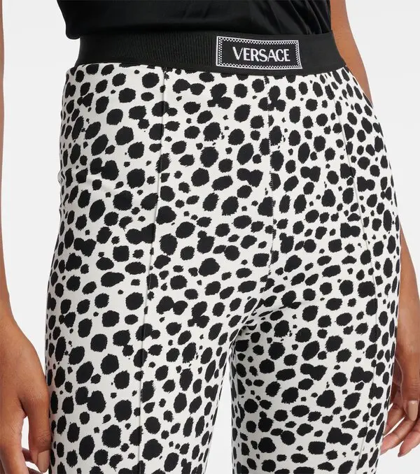 Versace Leopard-print Leggings