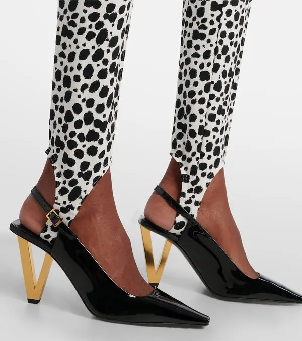 Versace Leopard-print Leggings
