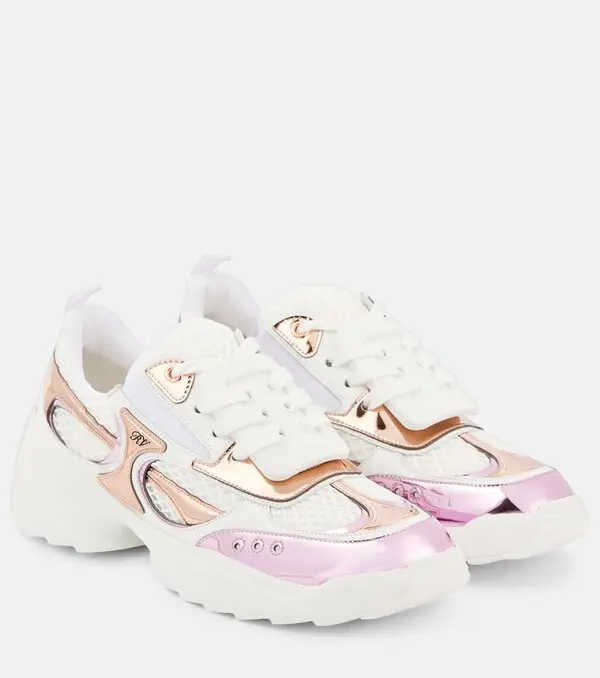 ROGER VIVIER Viv' On The Run Sneakers - Pink