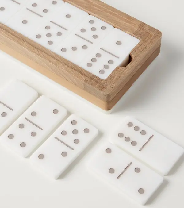 Brunello Cucinelli Walnut Domino Game