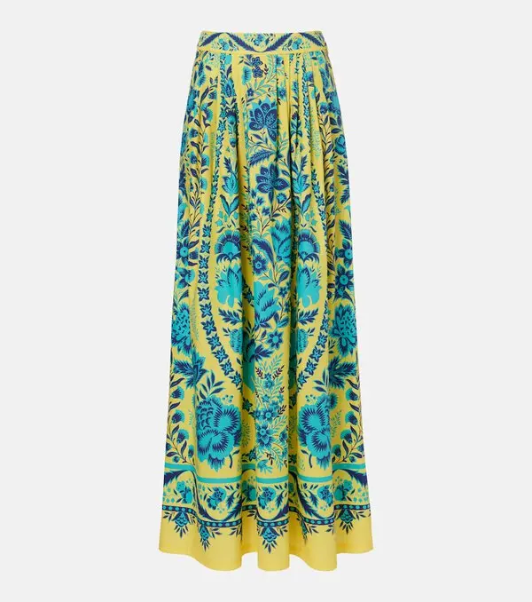 Etro Printed Cotton Maxi Skirt - Multicoloured