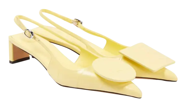 Jacquemus - Les Slingbacks Duelo 40 Leather Pumps