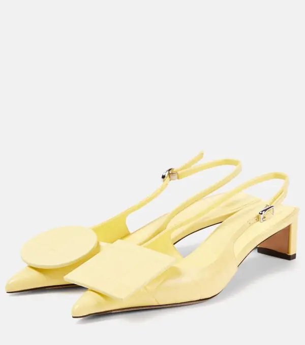 Jacquemus - Les Slingbacks Duelo 40 Leather Pumps