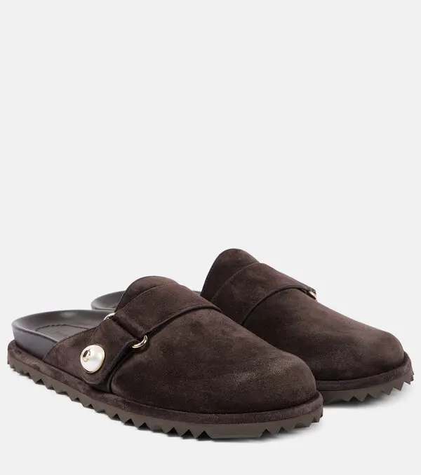 JIMMY CHOO Fayence Suede Sandals - Brown