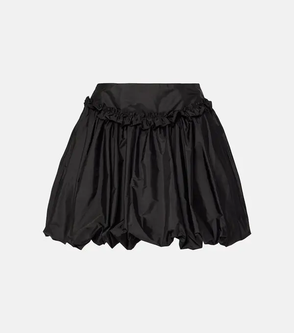 Simone Rocha Gathered Taffeta Miniskirt