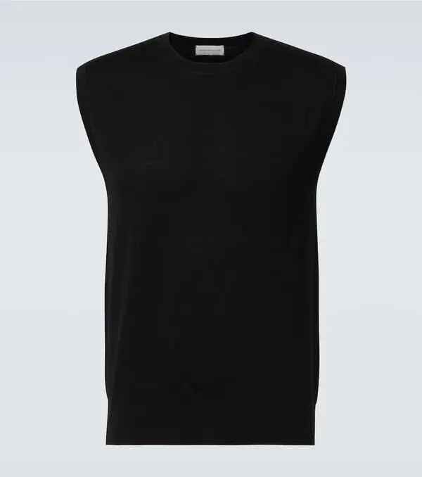 Dries Van Noten Cotton Sweater Vest