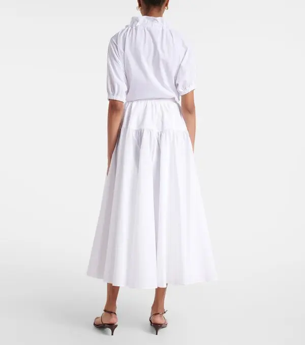 PATOU Cotton Midi Skirt