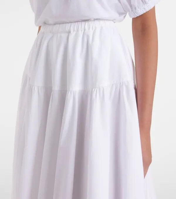 PATOU Cotton Midi Skirt