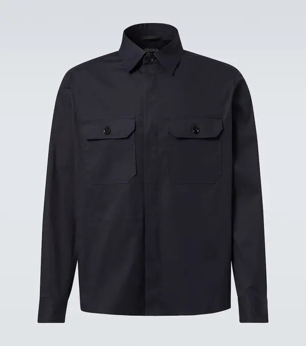 Zegna Cotton-blend Shirt