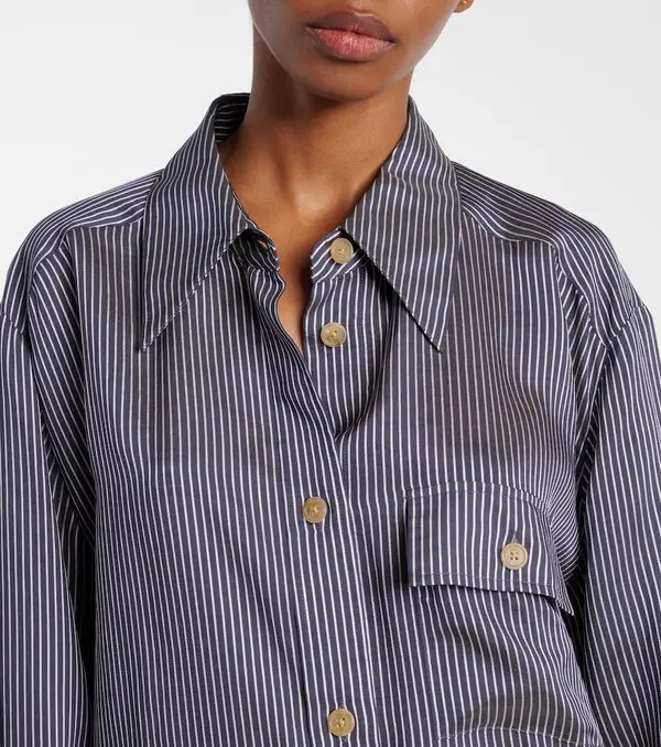 Khaite Yatty Striped Shirt