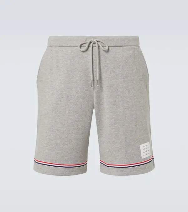 Thom Browne Striped Cotton Shorts