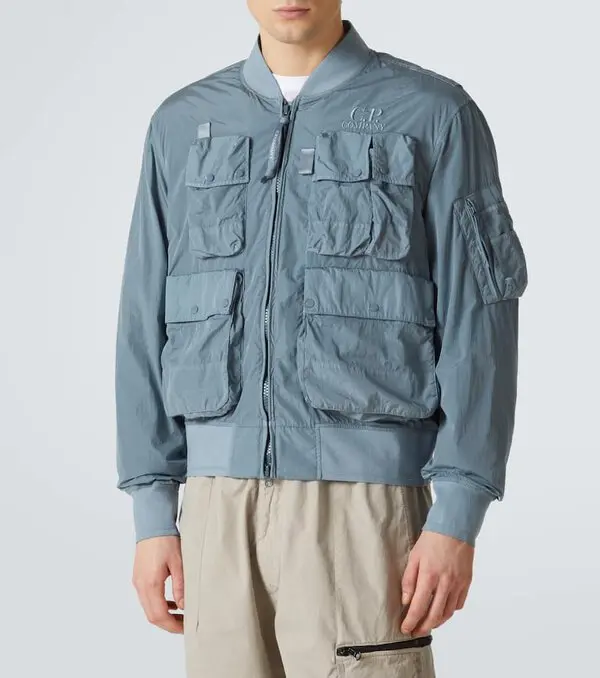C.P. COMPANY Chrome-r Bomber Jacket - Blue