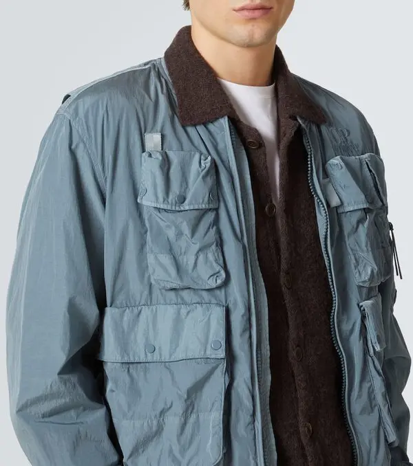 C.P. COMPANY Chrome-r Bomber Jacket - Blue