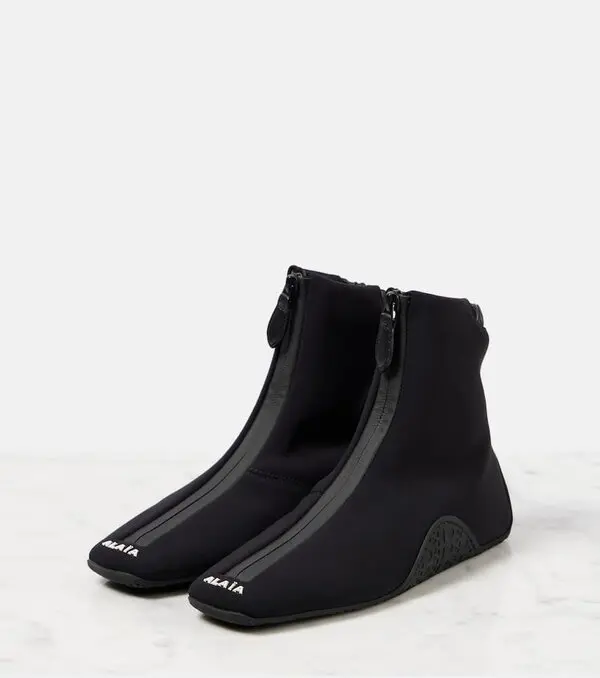 Alaïa Zip-up Neoprene Sneakers