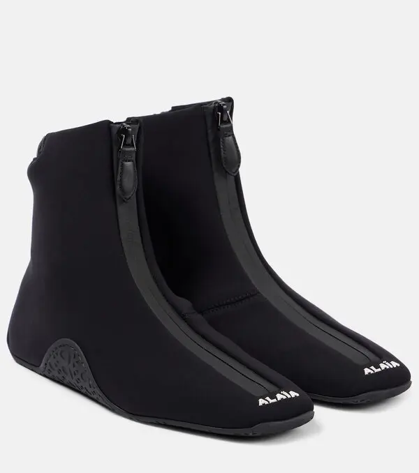 Alaïa Neoprene Sneakers - Black