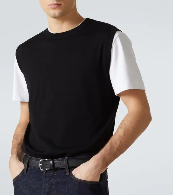 Dries Van Noten Cotton Sweater Vest