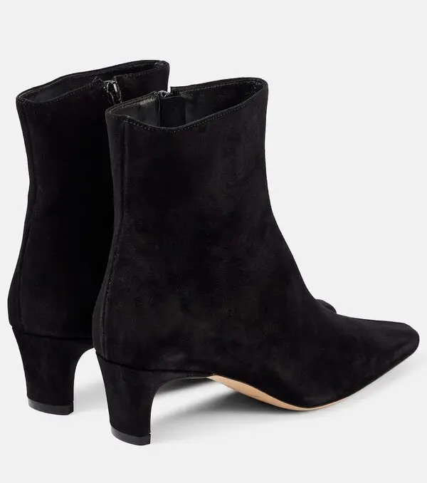Staud Wally 55 Suede Ankle Boots