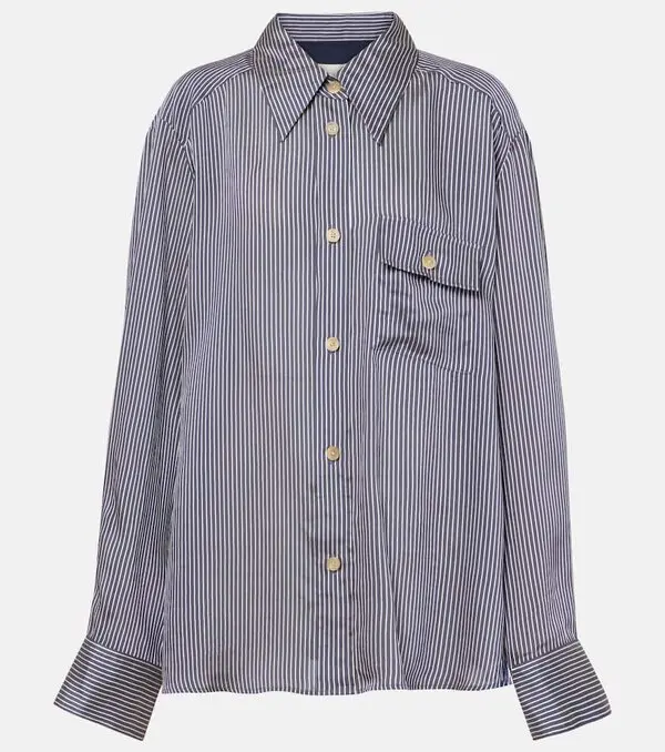 Khaite Yatty Striped Shirt