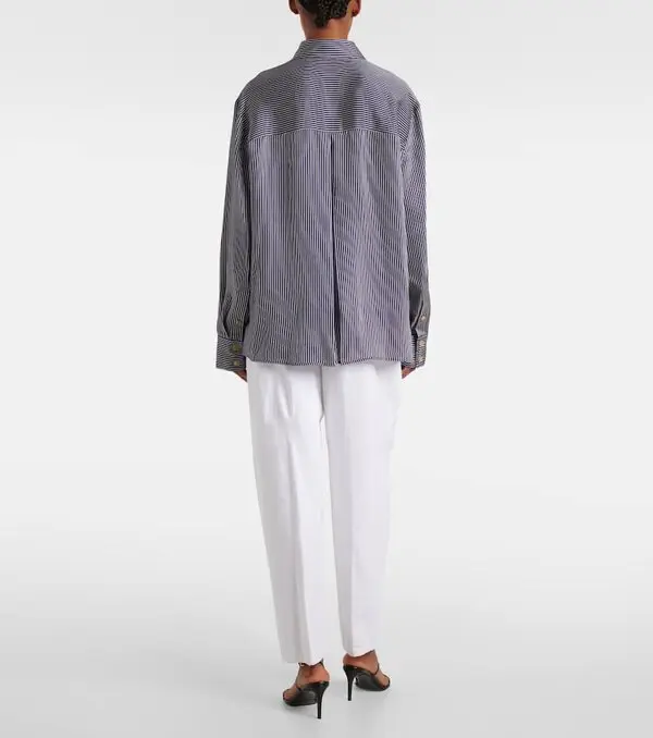 Khaite Yatty Striped Shirt