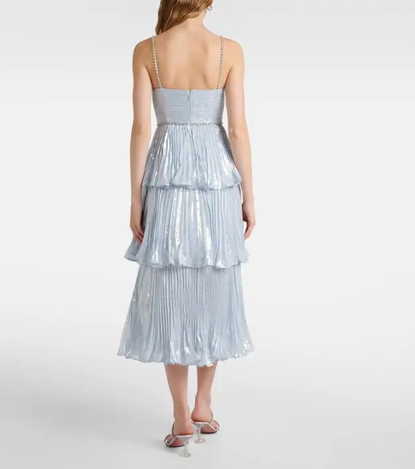 SELF-PORTRAIT Feather-trimmed Gown