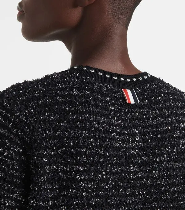 Thom Browne Cotton-blend Tweed Minidress