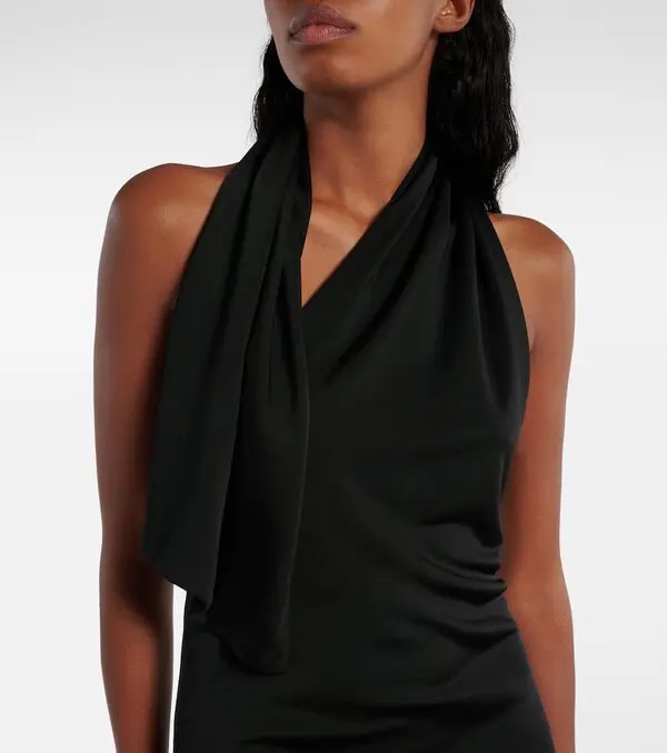 Khaite Roza Draped Jersey Gown