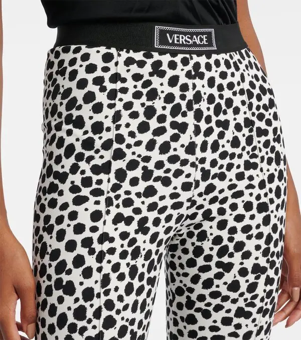 Versace Leopard-print Leggings