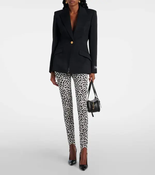 Versace Leopard-print Leggings