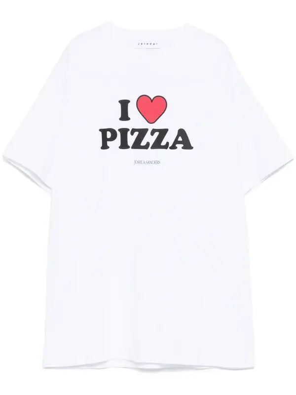 Joshua Sanders I Love Pizza T-shirt - White