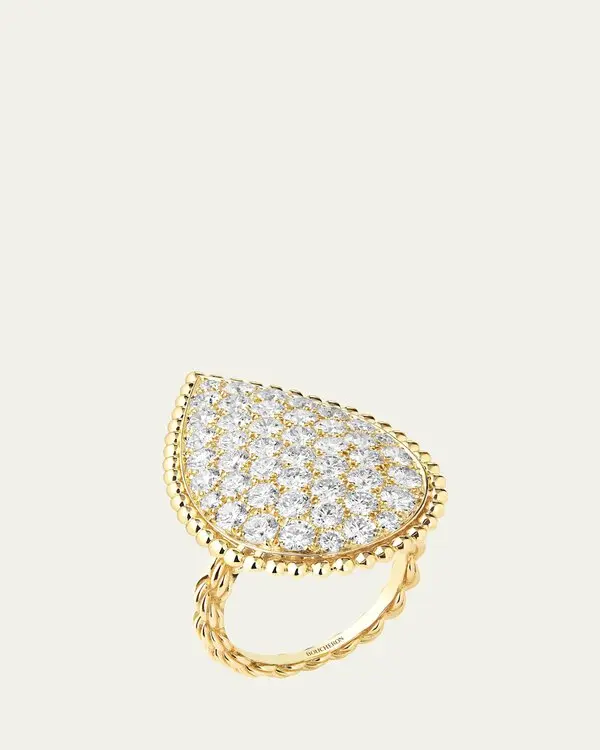 Boucheron Serpent Bohème Diamond Ring - Gold