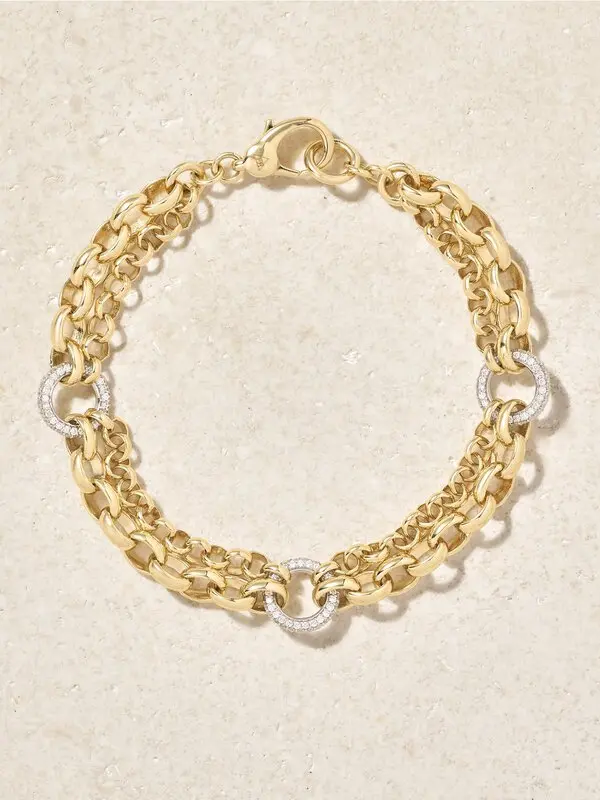 FOUNDRAE 18-karat Diamond Bracelet - Gold