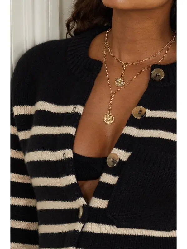 FOUNDRAE Net Sustain Wholeness 18-karat Recycled Diamond Necklace