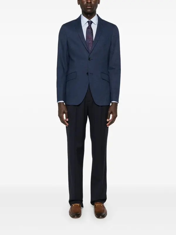 Etro Pegaso-motif Shirt - Blue