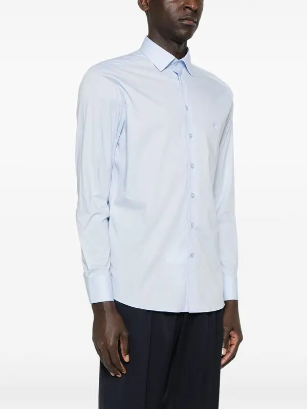 Etro Pegaso-motif Shirt - Blue
