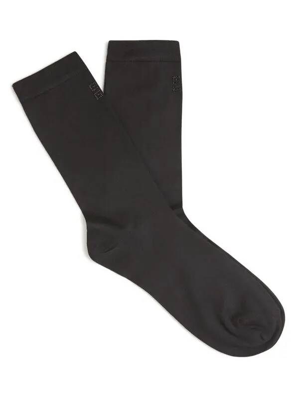 Givenchy 4g Logo Socks - Black