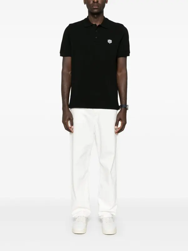 Kenzo Happy Tiger Polo Shirt - Black